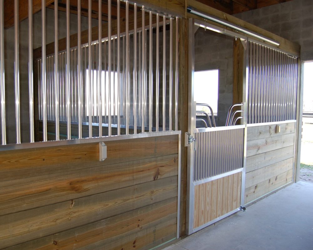 Barn Stall Two Half Walls